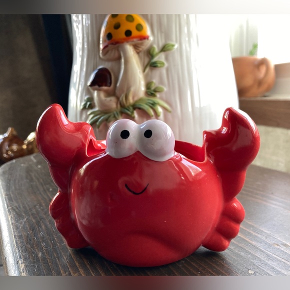 Accents | Cecil Ceramic Crab Animal Planter Sea Life Nautical Decor ...
